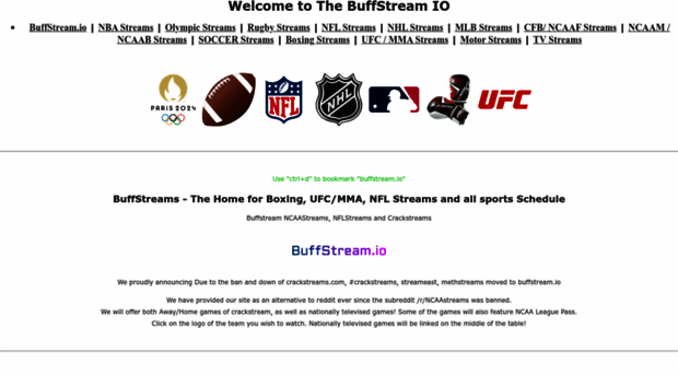 buffstream.io - Watch Live MMA, UFC, Boxing, N... - Buffstream