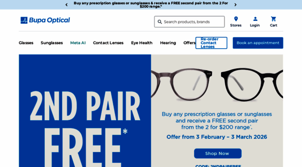 bupaoptical.bupa.com.au - Shop Contacts, Eyewear and Eye... - Bupa Optical