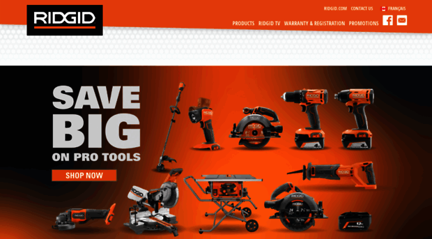 ca.en.powertools.ridgid.com - RIDGID :: Home - Ca En Powertools RIDGID