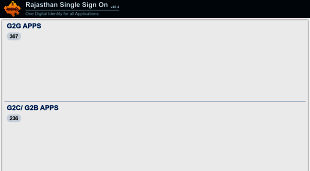 cadapps.rajasthan.gov.in - Rajasthan Single Sign On - Cadapps Rajasthan
