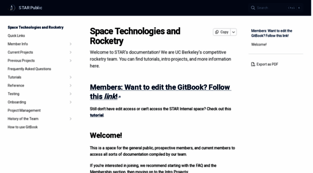 calstar.gitbook.io - Space Technologies and Rocketr... - Cal STAR Gitbook