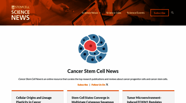 cancerstemcellnews.com - Cancer Stem Cell News | Scienc... - Cancer ...