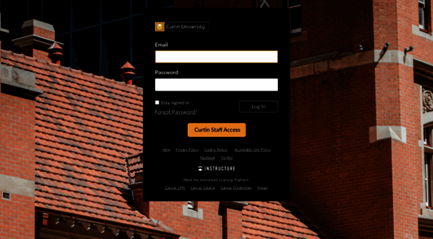 canvas.curtin.edu.au - Canvas Login | Instructure - Canvas Curtin
