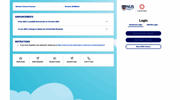 canvas.nus.edu.sg - Canvas Nus