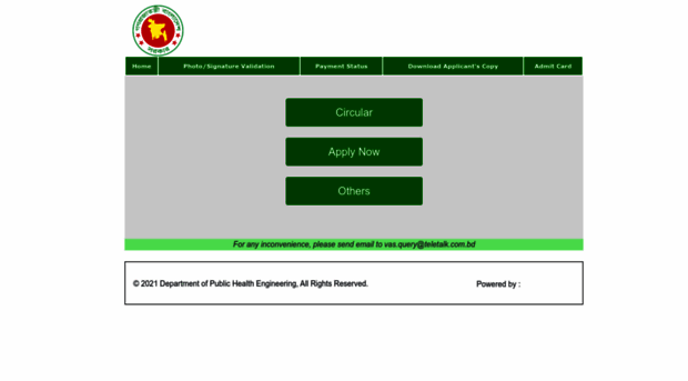 card.dphe.teletalk.com.bd - Department of Public Health En... - Card ...