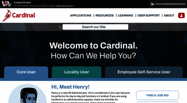 cardinalproject.virginia.gov - Home | Cardinal - Cardinal Project Virginia