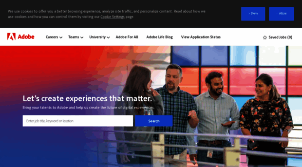 careers.adobe.com - Careers at Adobe | Adobe job o... - Careers Adobe