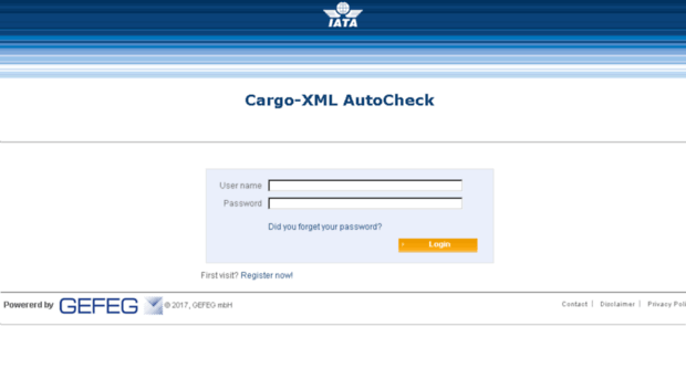 cargo-xml-autocheck.iata.org - Validation.Portal - Cargo Xml Autocheck Iata