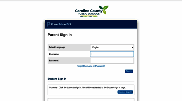 carolinecps.powerschool.com - Parent Sign In - Carolinecps Powerschool