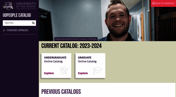 catalog.uopeople.edu - current catalog: 2024-2025 - U... - Catalog Uopeople