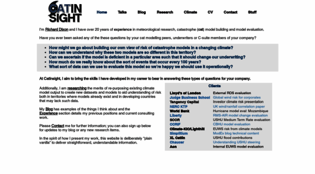 catinsight.co.uk - CatInsight | Catastrophe model... - Cat Insight