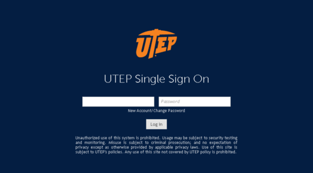 cbordsrvweb00.utep.edu - UTEP SSO Login - Cbordsrvweb 00 UTEP