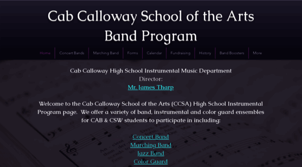 ccsaband.com - Cab Calloway School of the Art... - Ccsa Band