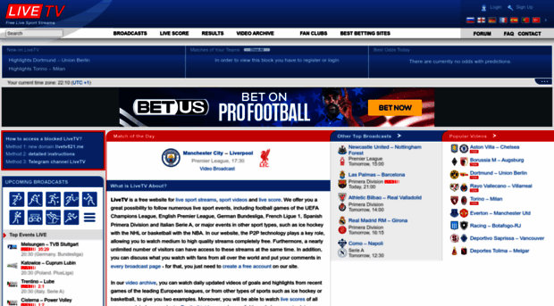 cdn.livetv821.me - Прямые спортивные видео трансл... - Cdn LiveTV 821