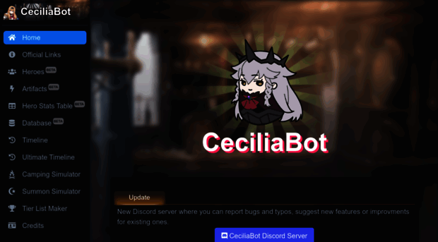 ceciliabot.github.io - CeciliaBot - Cecilia Bot Github