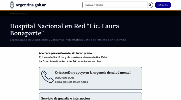 cenareso.gob.ar - Hospital Nacional en Red “Lic.... - C En Ar Eso