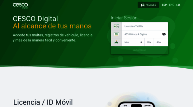 cescodigital.dtop.pr.gov - CESCO Digital | Accede a tus d... - CESCO Digital Dtop Pr