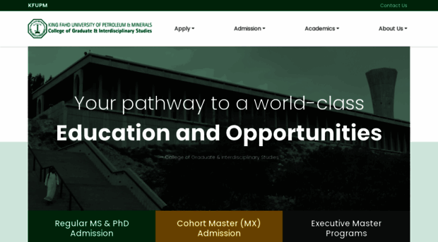 cgis.kfupm.edu.sa - Home | CGIS - CGIS Kfupm