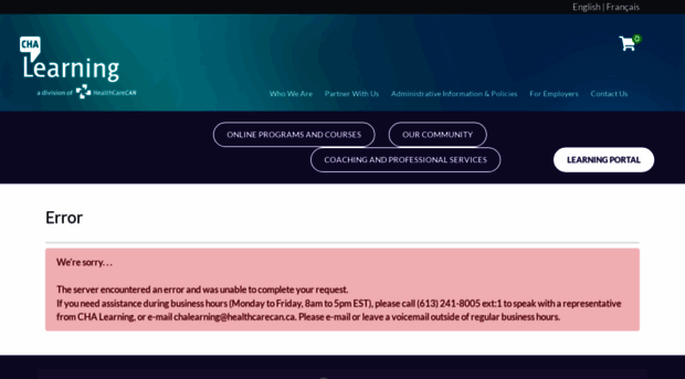 chalearning.brightspace.com - Log-In to Student Portal | CHA... - CHA Learning Brightspace