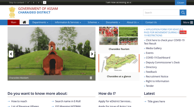 charaideo.gov.in - Home | Charaideo District | Go... - Charaideo