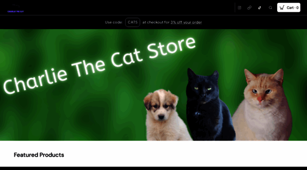 charliethecat.creator-spring.com - Charlie The Cat Shop - Charlie The ...