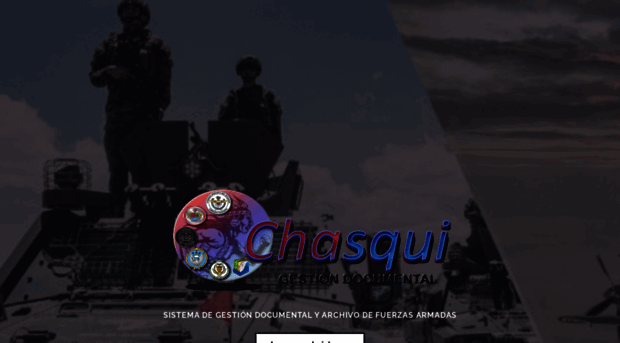 chasqui.ffaa.mil.ec - .:: CHASQUI - Sistema de Gesti... - CHASQUI Ffaa