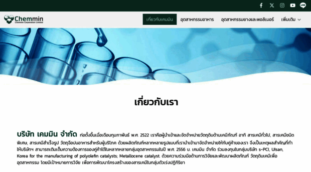 chemmin.co.th - บริษัท เคมมิน จำกัด ผู้นำเข้าแ... - Chemmin