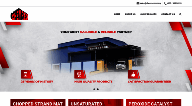 chemrex.com.my - No. 1 Fiberglass Material Supp... - Chemrex