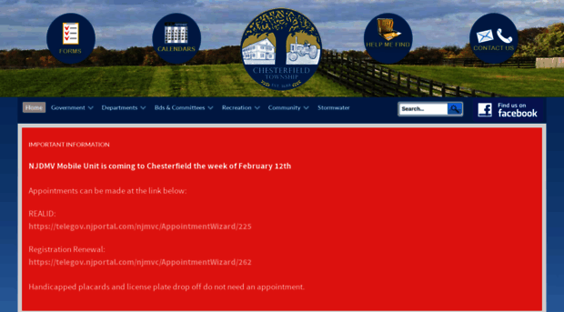 chesterfieldtwpnj.gov - Chesterfield Township, NJ - Ho ...