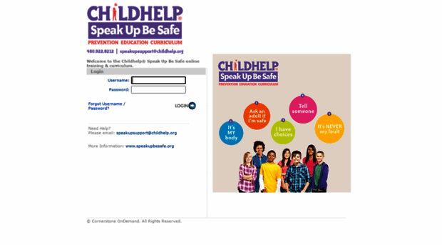 childhelp.csod.com - Childhelp SUBS Login - Childhelp Csod