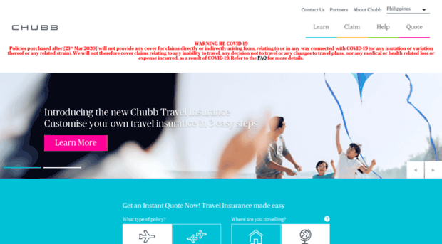 chubbtravelinsurance.com.ph - Chubb Travel Insurance Philipp... - Chubb ...