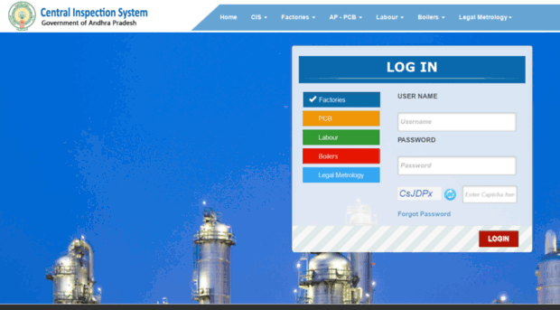 cis.ap.gov.in - Central Inspection System - Cis Ap