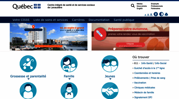 cisss-lanaudiere.gouv.qc.ca - CISSS de Lanaudière: CISSS de ... - CISSS ...
