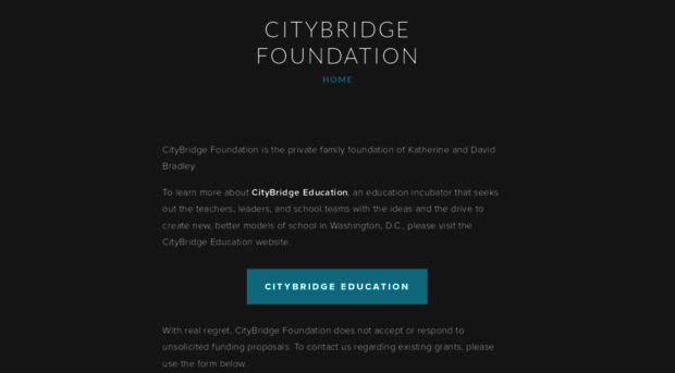 citybridgefoundation.org - CityBridge Foundation - City Bridge Foundation