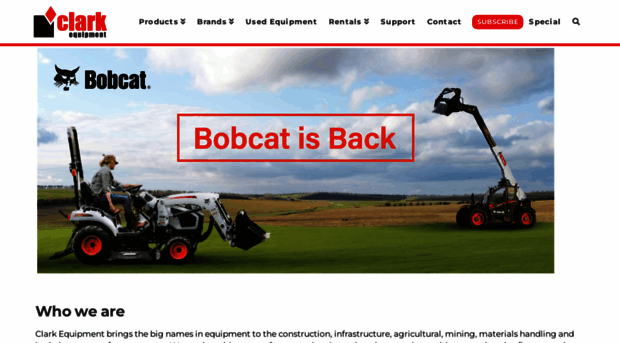 clarkequipment.co.nz - Heavy Machinery & Construction... - Clark Equipment