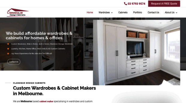 classiquedesigncabinets.com.au - Custom Wardrobe Makers & Cabin ...