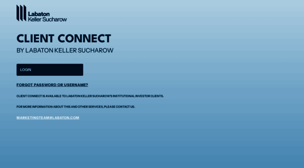clientconnect.labaton.com - Client Portal - Client Connect Labaton
