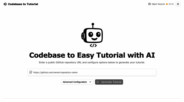 code2tutorial.com - Codebase to Tutorial - Code2 Tutorial