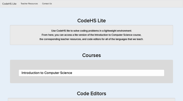 codehslite.com - CodeHS Lite - CodeHS Lite