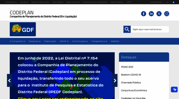 codeplan.df.gov.br - CODEPLAN - CODEPLAN Df