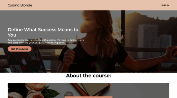 codingblonde.thinkific.com - Define What Success Means to Y... - Codingblonde Thinkific
