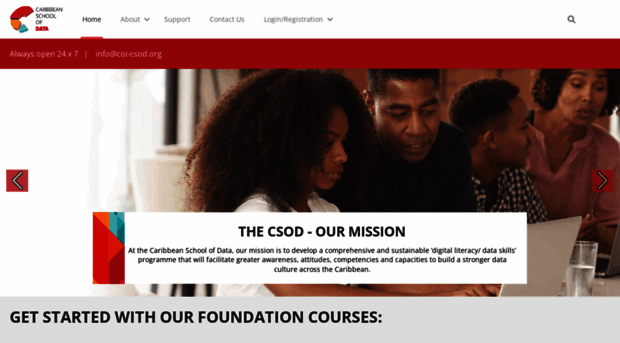 coi-csod.org - Home : Caribbean School of Dat... - Coi CSOD