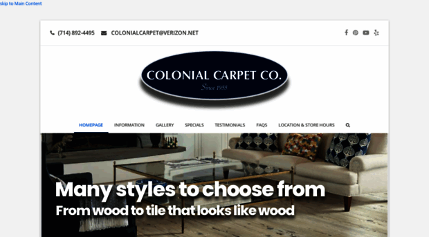 colonialcarpetco.com - Colonial Carpet Company - Colonial Carpet Co