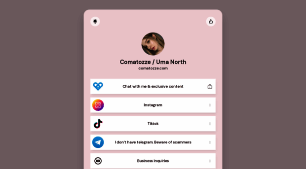 comatozze.com - Comatozze / Uma North | Instag... - Comatozze