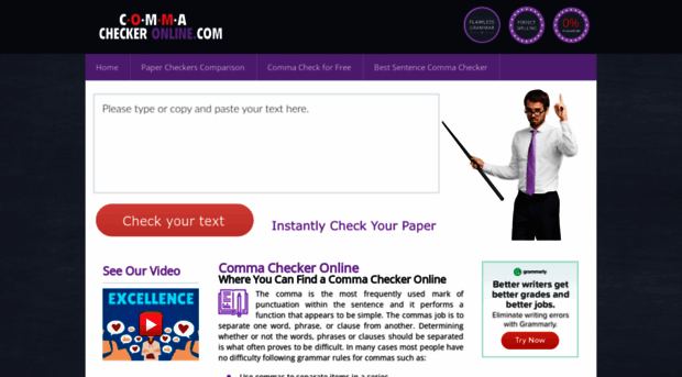 commaplacementchecker.com - Effective Correct Comma Placem... - Comma Placement Checker