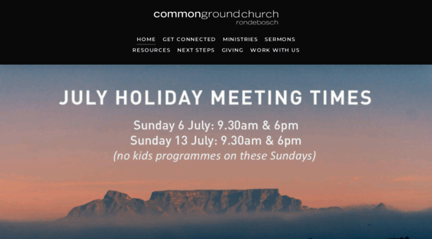 commongroundbosch.co.za - Common Ground Church Rondebosc... - Common ...