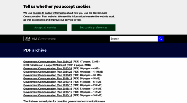 communication-plan.gcs.civilservice.gov.uk - Home | Government ...