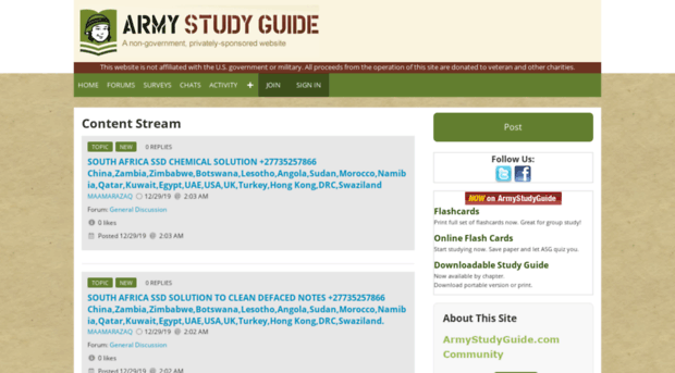 community.armystudyguide.com - Home | Army Study Guide - Community Army ...