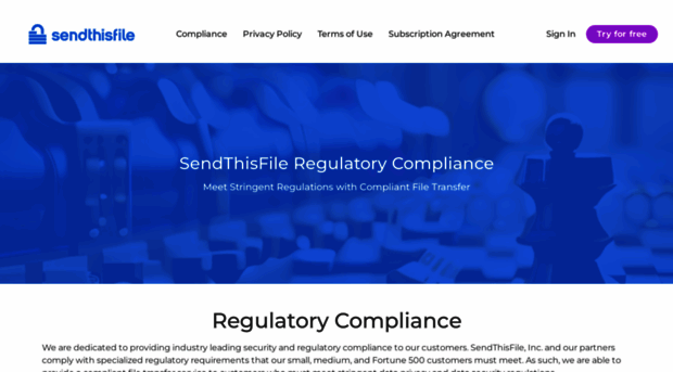 compliance.sendthisfile.com - HIPAA File Transfer, GDPR, SOC ...