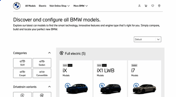 configure.bmw.in - All Models - Configure Bmw